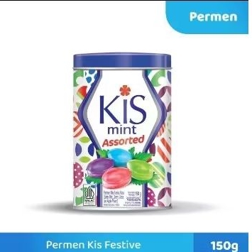 Jual Permen Kiss Assorted Festive Kaleng isi 150gr | Shopee Indonesia