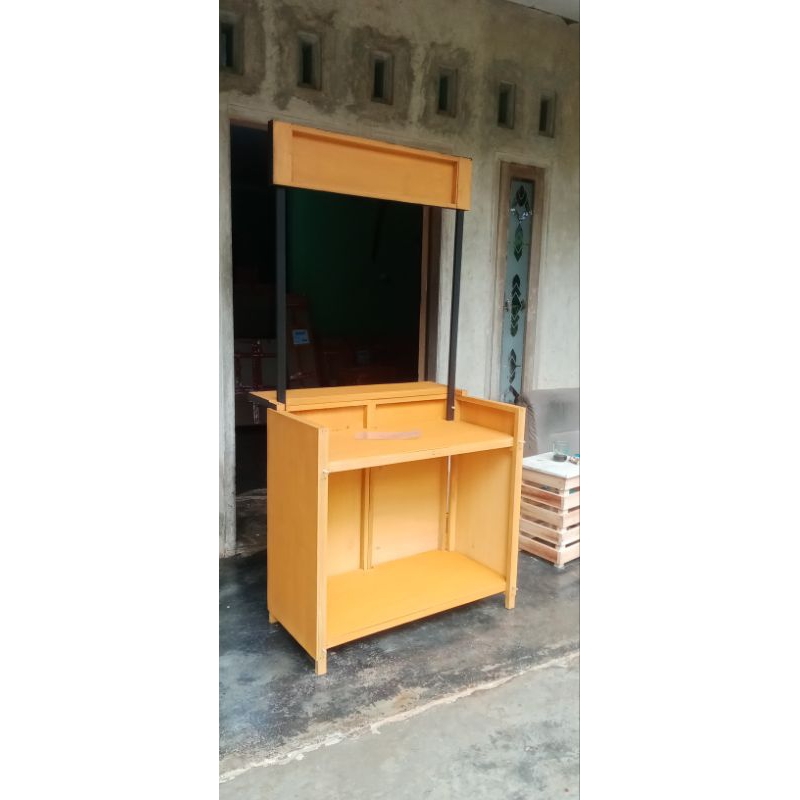 Jual Booth lipat Portable/ booth sosis/ meja jualan/ booth kayu ...