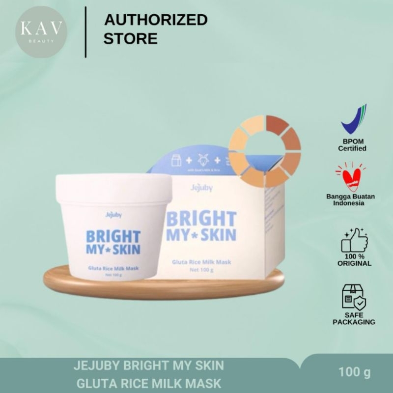 Jual Jejuby Gluta Rice Milk Mask 2IN1 Rinse Off & Sleeping Body Mask ...