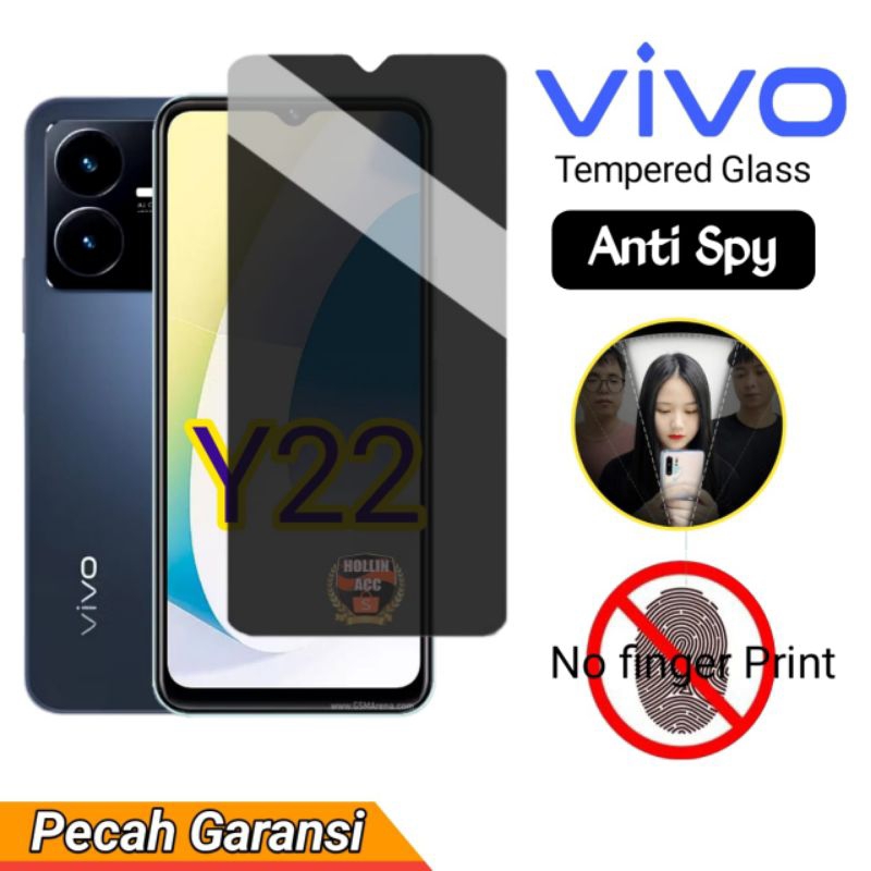 Jual Tempered Glass Anti Spy Vivo Y22 Y22s Y21 Y21a Y21s Y21t Y20 Y20a Y20i Y20s Y20sg Y19s Full ...