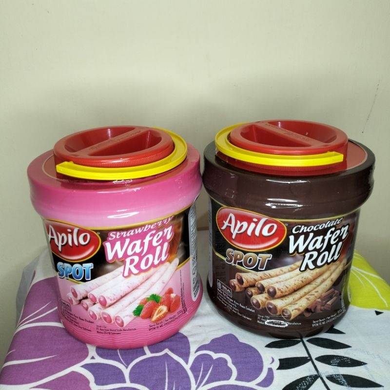 Jual ASW Apilo Spot wafer roll kemasan 500gr | Shopee Indonesia