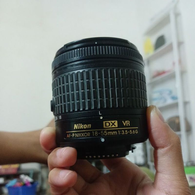 Jual LENSA NIKON DX VR AF-P NIKKOR 18-55mm 1:3.5-5.6G | Shopee Indonesia