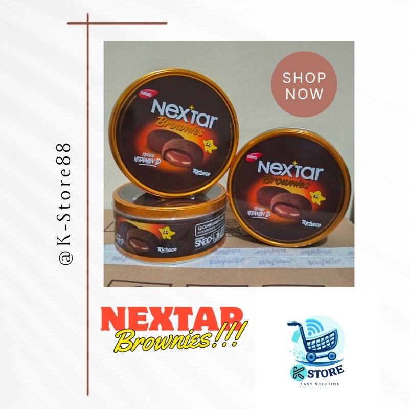 Jual Nextar Brownies kemasan kaleng | Shopee Indonesia