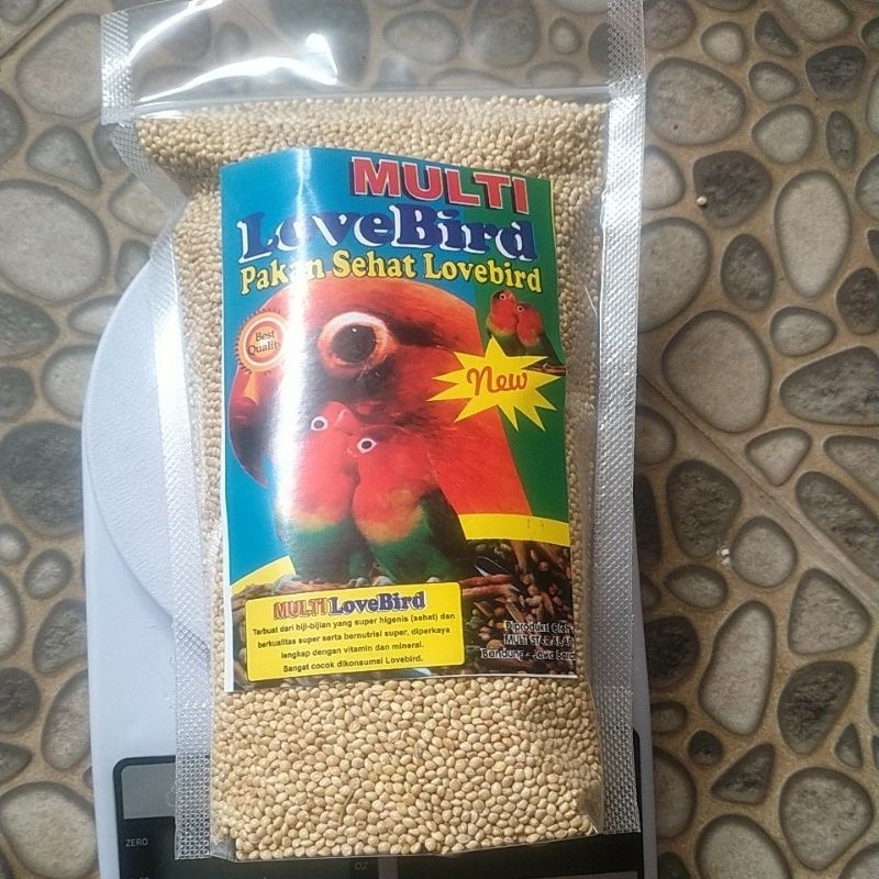 Jual MULTI Lovebird Pakan Sehat millet polos 500gr | Shopee Indonesia