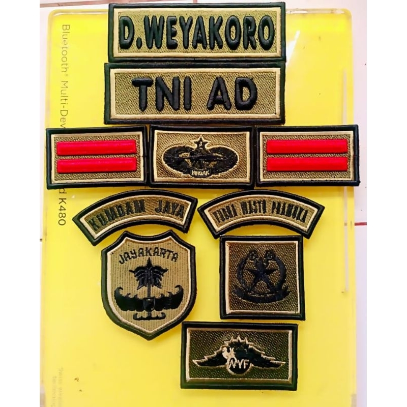Jual PAPAN NAMA TNI AD MATRA DARAT DIPERKERAS MIKA/KAIN PREMIUM FULL SET | Shopee Indonesia