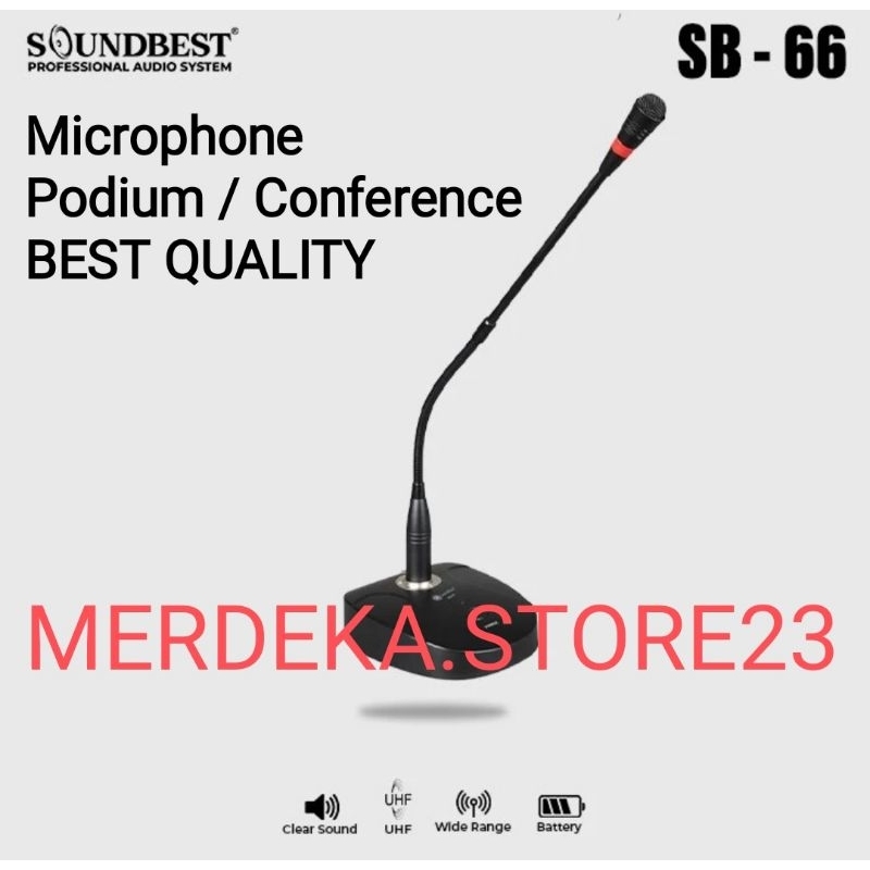 Jual Microphone Cabel SOUNDBEST SB66 | SOUND BEST SB 66 Mic Kabel Meja ...