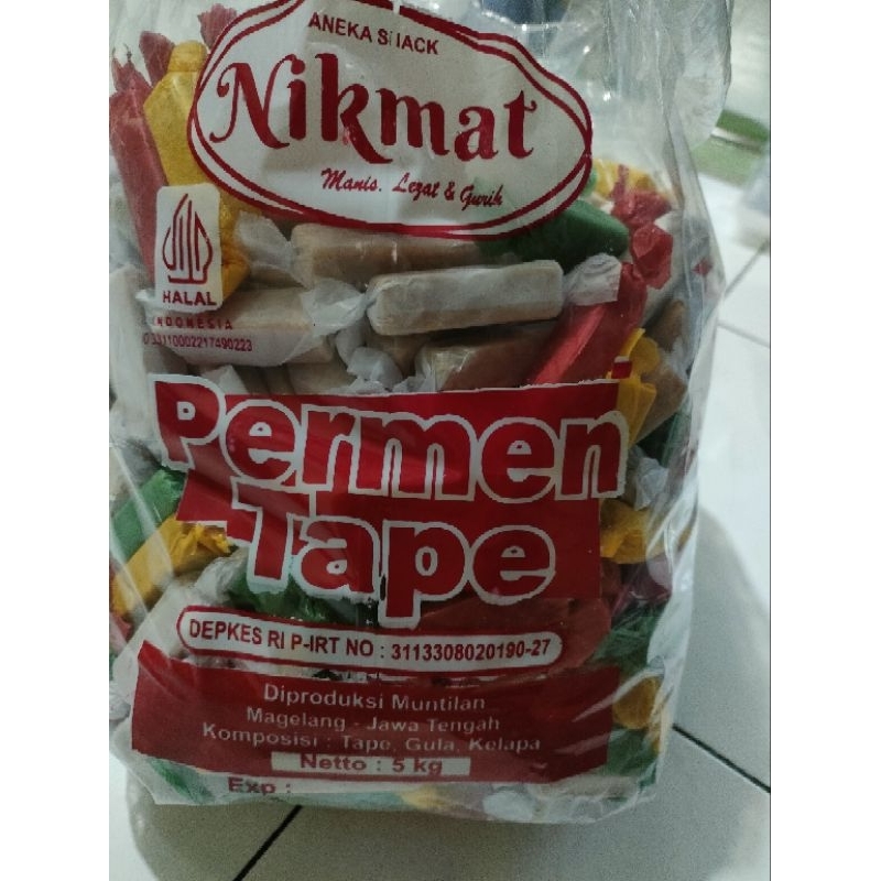 Jual Permen Tape Nikmat khas Muntilan manis legit gurih tanpa bahan ...