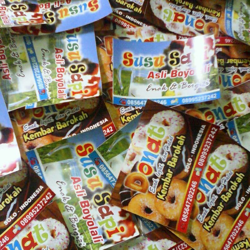 Jual Paket Stiker Snack 6000pcs | Shopee Indonesia