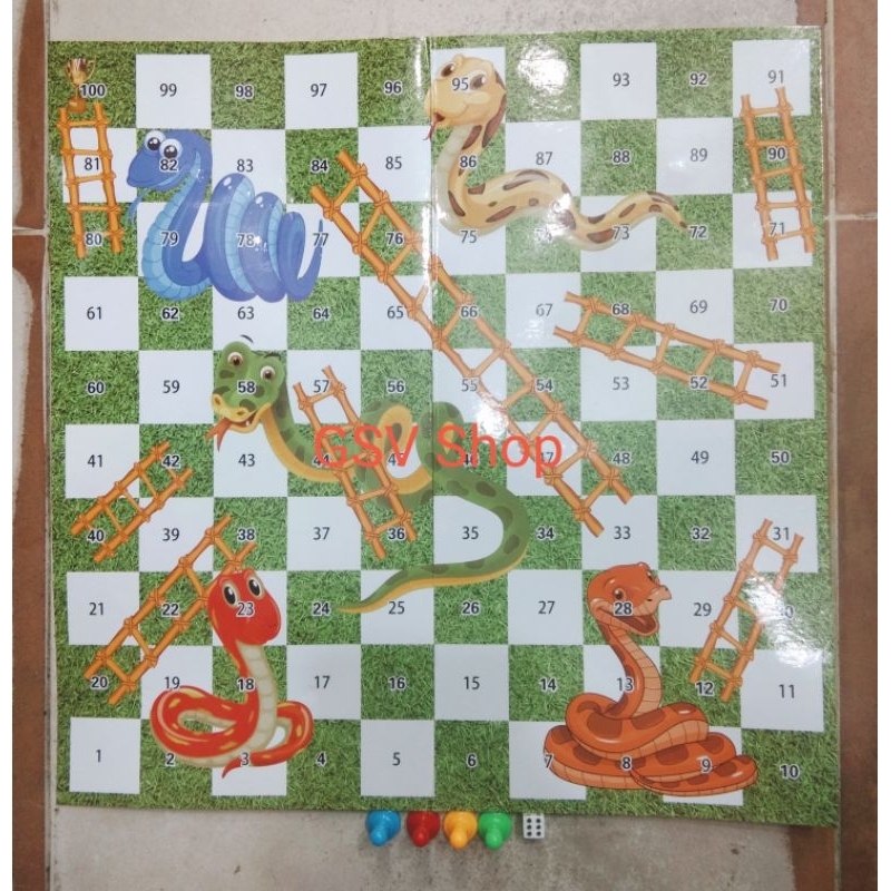 Jual Mainan Ular Tangga Karton Tebal 30cm | Shopee Indonesia