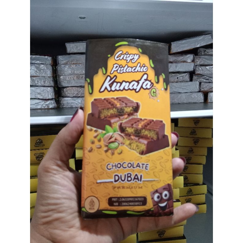 Jual Coklat Dubai crispy pistachio kunafa premium C21 | Shopee Indonesia