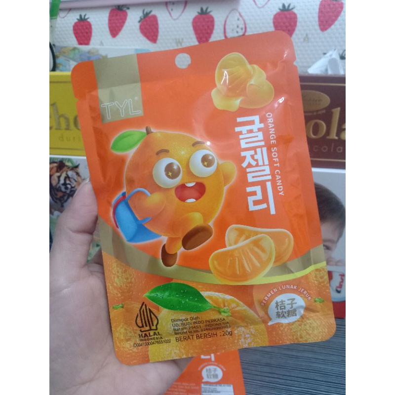 Jual TYL~Orange Soft Candy 20g Product China | Shopee Indonesia
