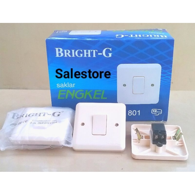 Jual SAKLAR SERI IB BRIGHT G / SAKLAR ENGKEL/SERI/TRIPLLE/INBOW BRIGHT ...