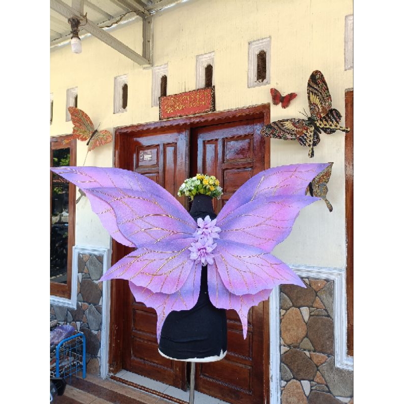 Jual FAIRY WINGS.SAYAP PERI SAYAP KUPU KUPU DOUBLE SAYAP | Shopee Indonesia