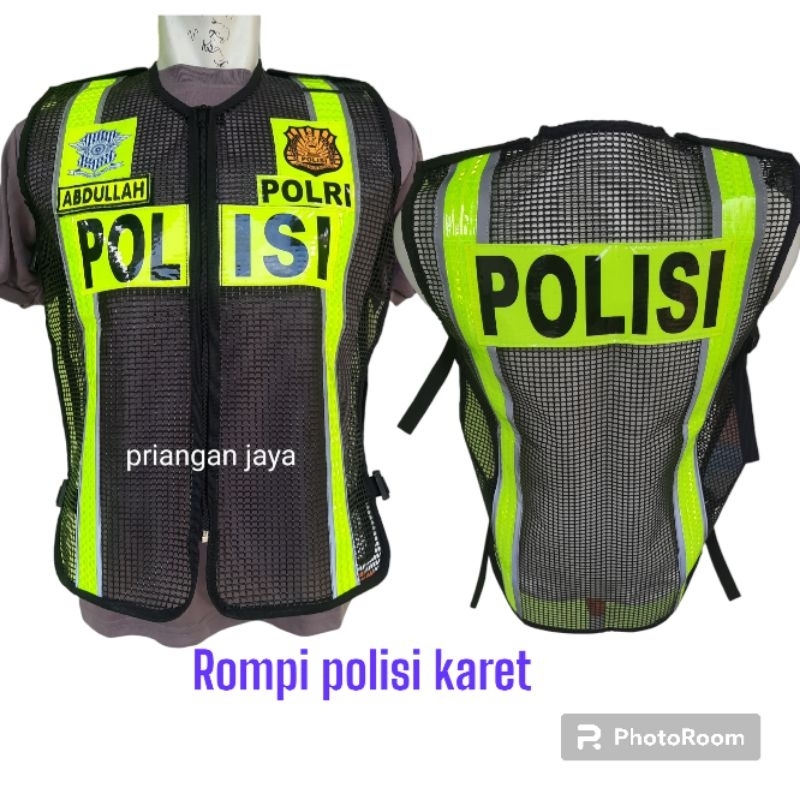 Jual Rompi Polisi jaring transparan rompi polisi karet rompi polantas ...