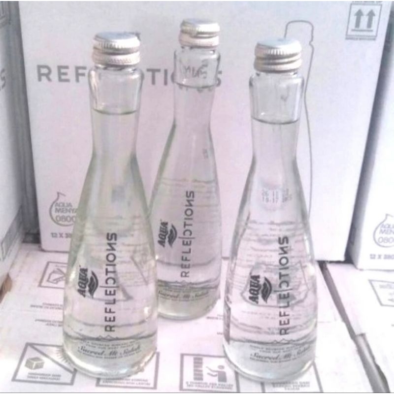 Jual Aqua Reflection Mineral Water (380ml x 12 Botol) | Shopee Indonesia