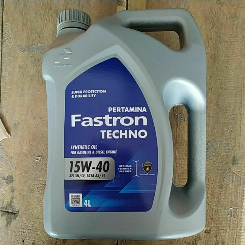 Jual Oli Mesin Bensin Diesel Pertamina Fastron Techno 15W-40 4Liter | Shopee Indonesia