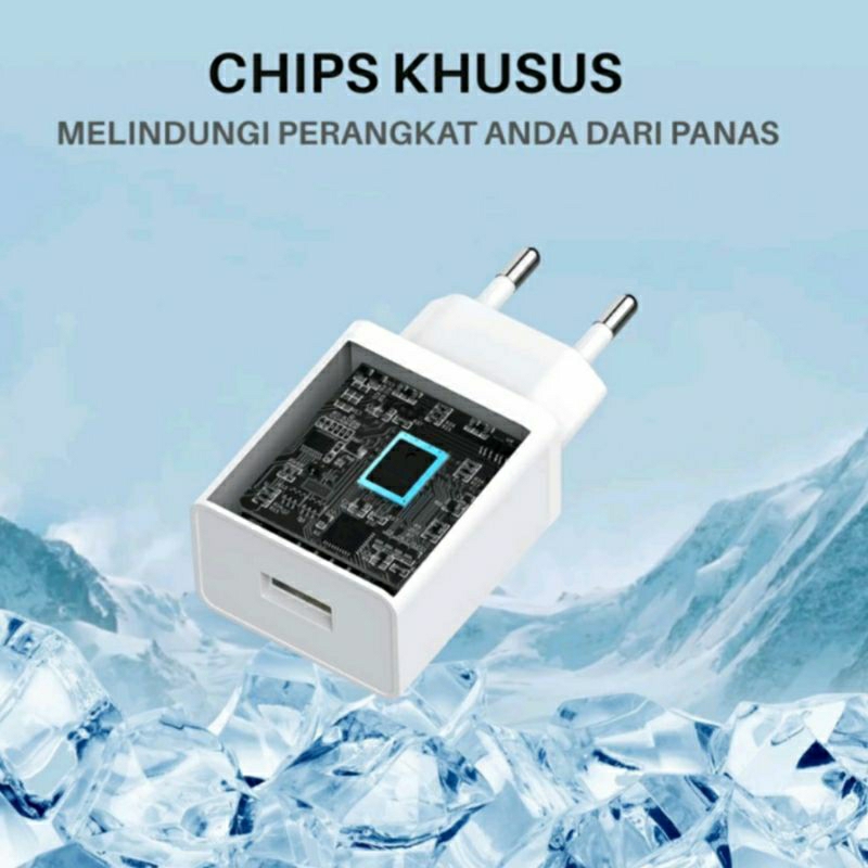 Jual batok charger VEGER R1 2.4A 12w fast charging ORIGINAL GARANSI ...