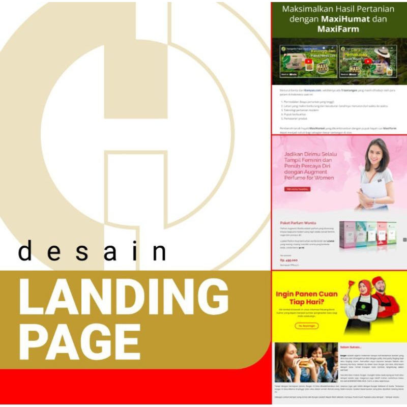 Jual Jasa Desain Landing Page Untuk UMKM & Perusahaan | Shopee Indonesia