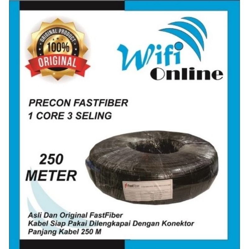 Jual Kabel Fiber Optic Precon 250m Drop Core | Shopee Indonesia