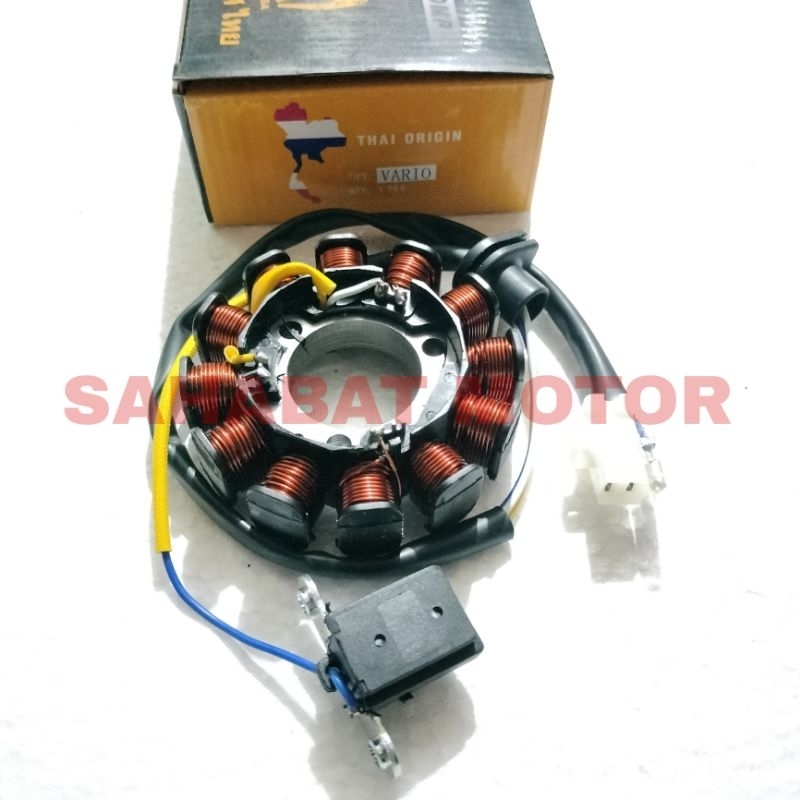 Jual Spul Spull Stator Assy Komplit Plus Pulser Vario 110 Karburator KVB | Shopee Indonesia
