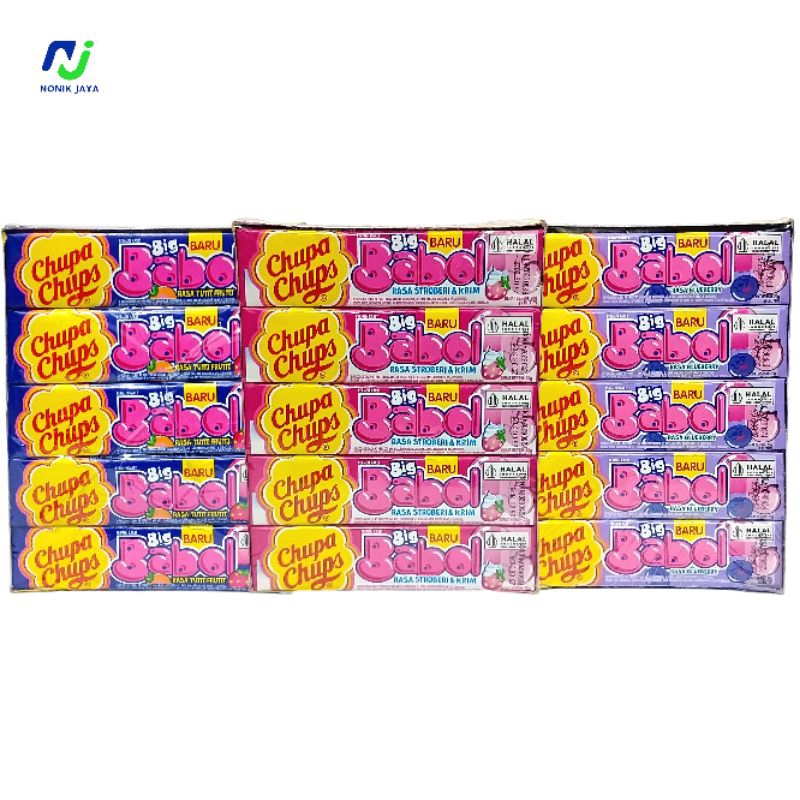 Jual Permen Karet Big Babol Chupa Chups Box Isi 20 Stick | Shopee Indonesia