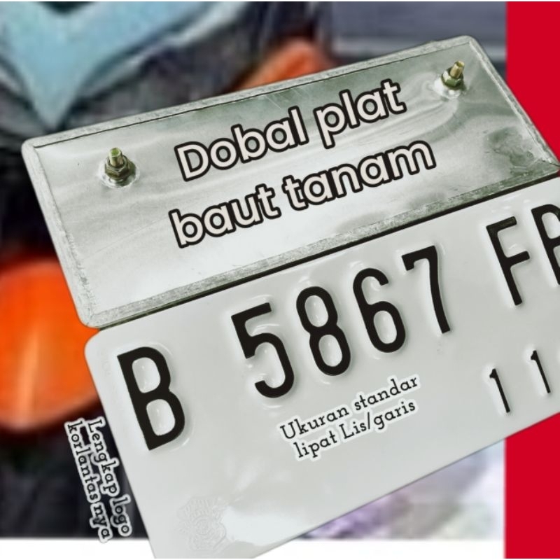 Jual variasi dobel plat baut tanam ukuran standar lipat garis untuk ...