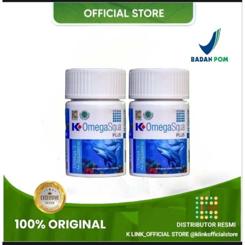 Jual K link Omega Squa Plus Klink Omega squa K-Omegasqua Minyak Ikan ...