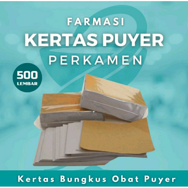 Jual kertas puyer perkamen abu isi 500 lembar | Shopee Indonesia