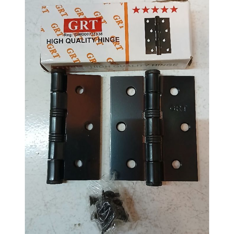 Jual ENGSEL BEARING PINTU GRT 3" 4" 5" HITAM | Shopee Indonesia