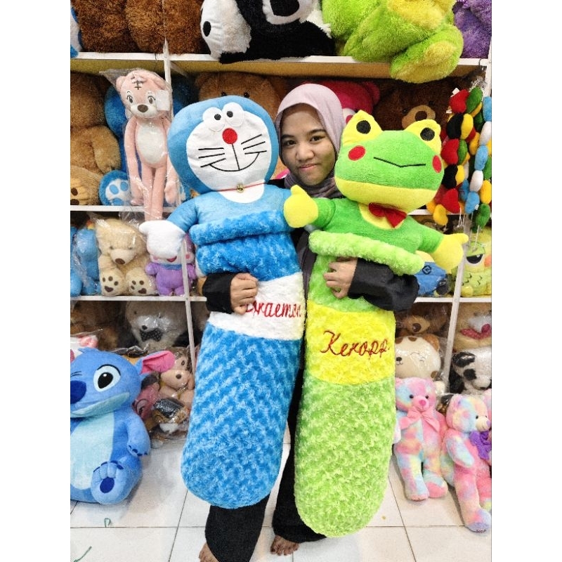 Jual BONEKA GULING KARAKTER DEWASA KARAKTER DORAEMON DAN KEROPPI ...
