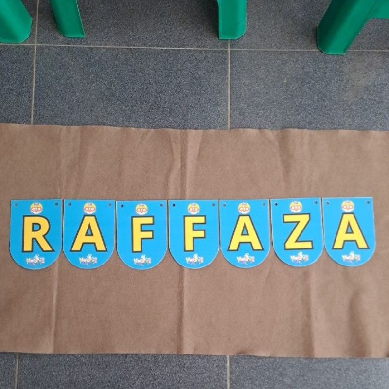 Jual BANNER FLAG KUSTOM PER HURUF BENDERA JUNTAI KUSTOM | Shopee Indonesia