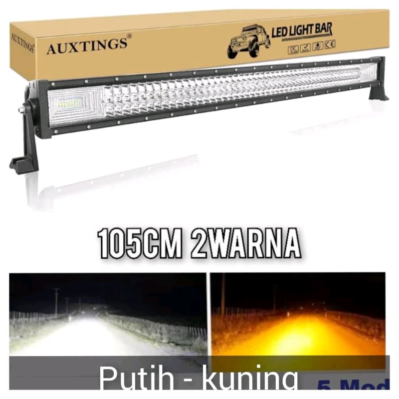 Jual LEDBAR JEEP JIMNY KATANA VITARA TAFT DOUBLE CAB light bar 2 warna ...