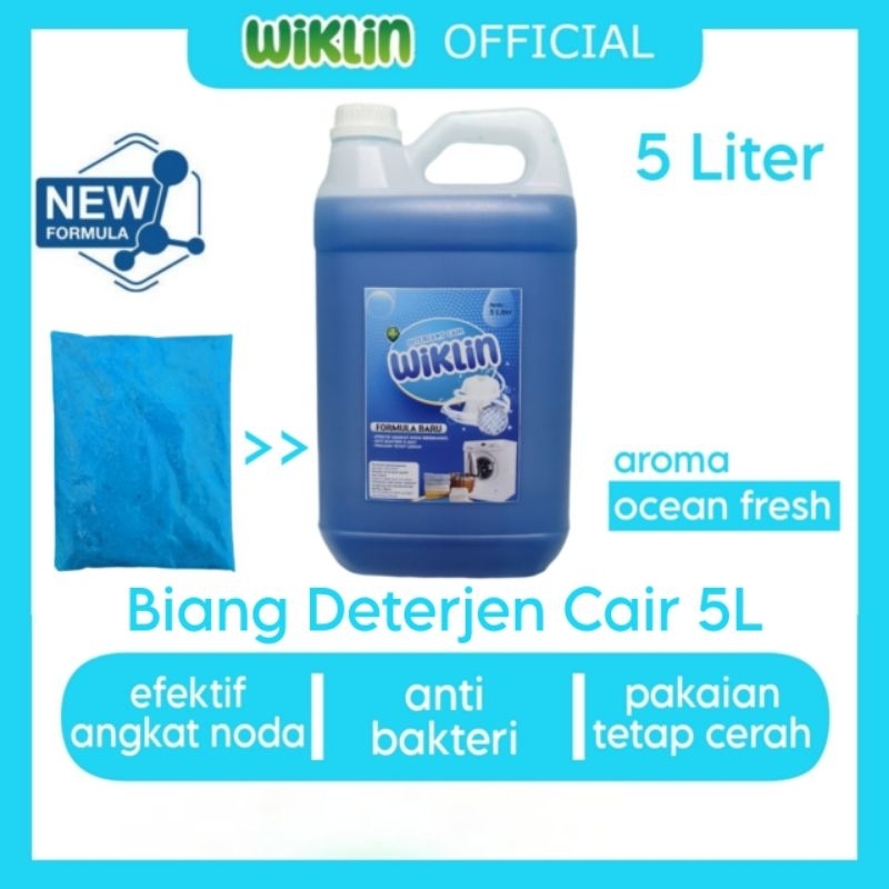 Jual Biang Sabun Cuci Baju Deterjen Cair Laundry 5 Liter | Shopee Indonesia