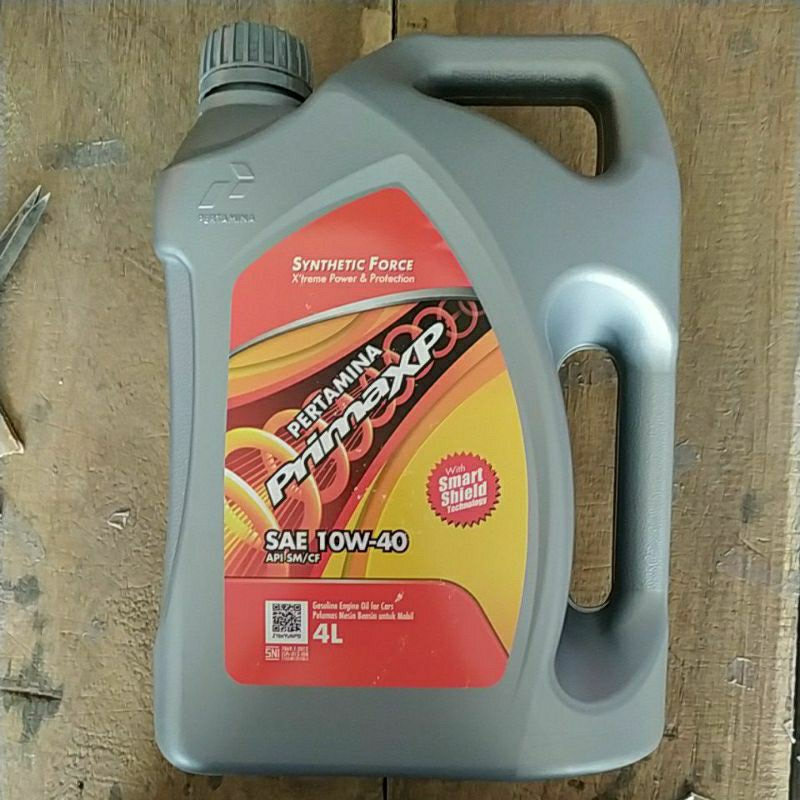 Jual Oli Mesin Bensin Pertamina Prima XP 10W-40 4Liter | Shopee Indonesia