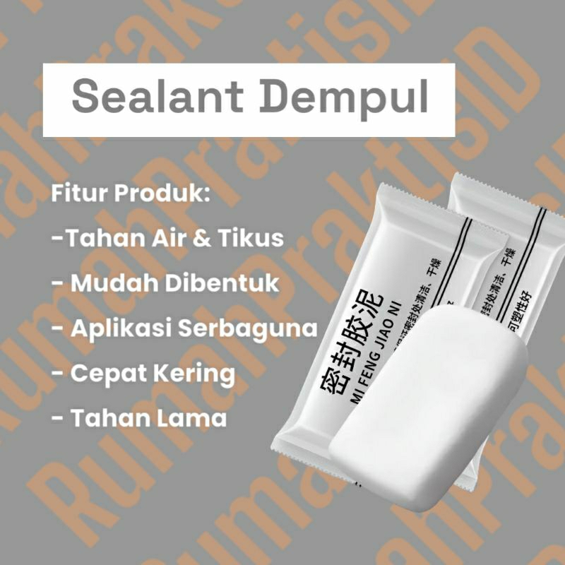 Jual Sealant Dempul Putih - Tahan Air dan Tahan Tikus | Shopee Indonesia