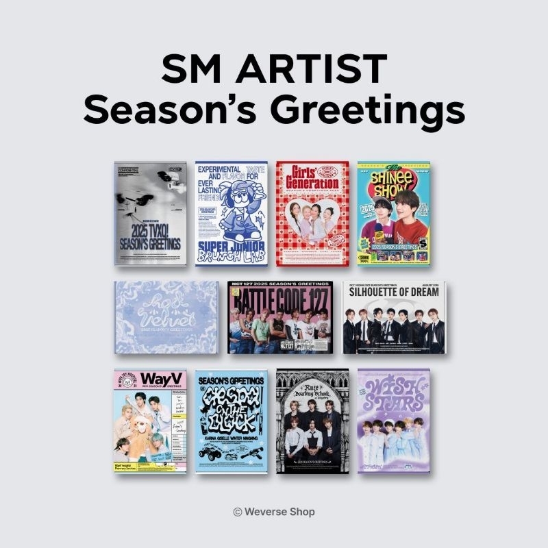Jual OFFICIAL SM ARTISTS 2025 Season's Greetings | Shopee Indonesia