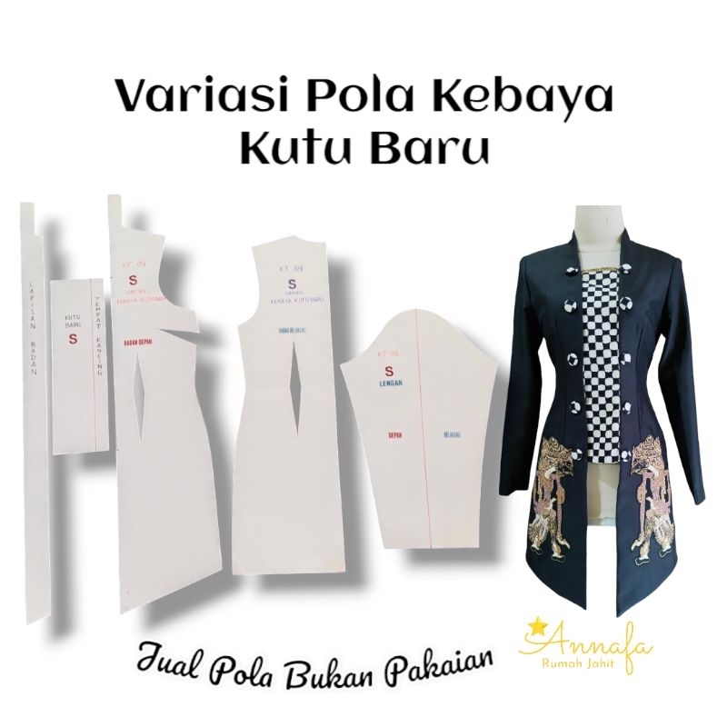 Jual KT.09 / VARIASI POLA KEBAYA KUTU BARU | Shopee Indonesia