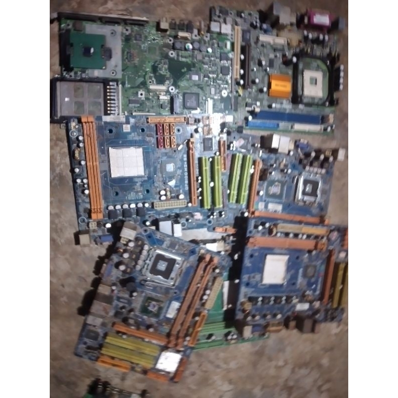 Jual MAINBOARD CPU komputer mesin leptop bahan olah emas/PCB | Shopee ...