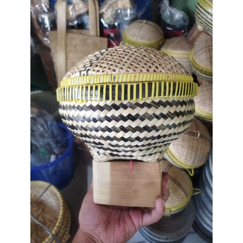 Jual BAKUL NASI BAMBU ANYAMAN BILIK KUALITAS SUPER, KECIL DAN BESAR ...