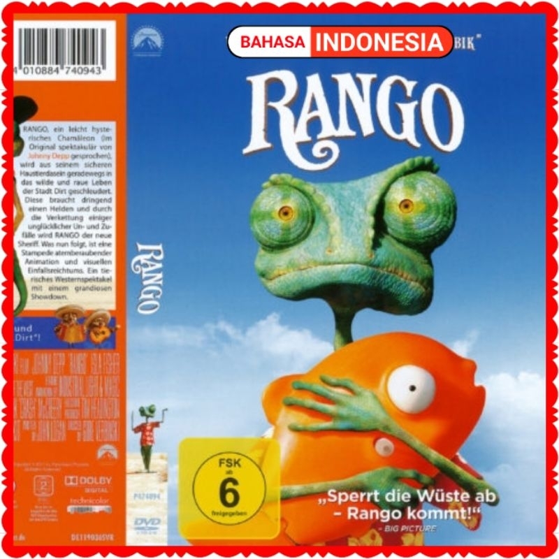 Jual KASET FILM RANGO DUBBING BAHASA INDONESIA-FILM ANAK ANAK KARTUN ...