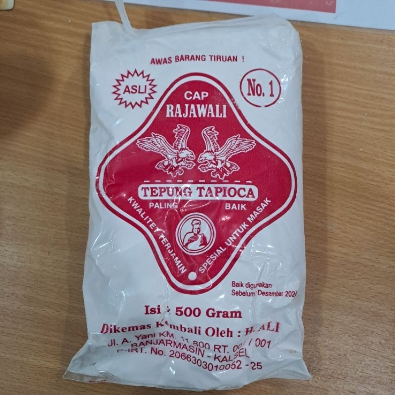 Jual Tepung tapioka cap RAJAWALI /tepung kanji /tepung aci | Shopee ...