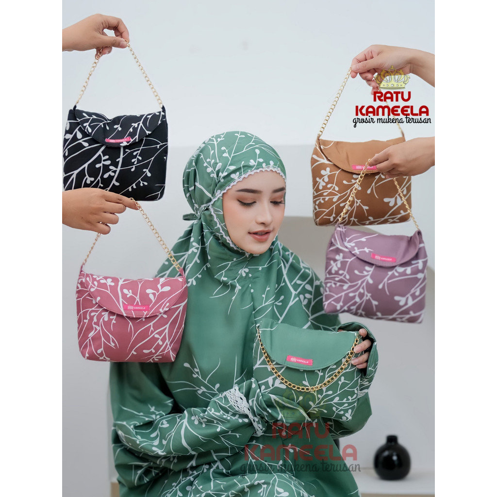Jual RATU KAMEELA - Mukena Terusan Dewasa Terbaru Katun Premium Ghania ...