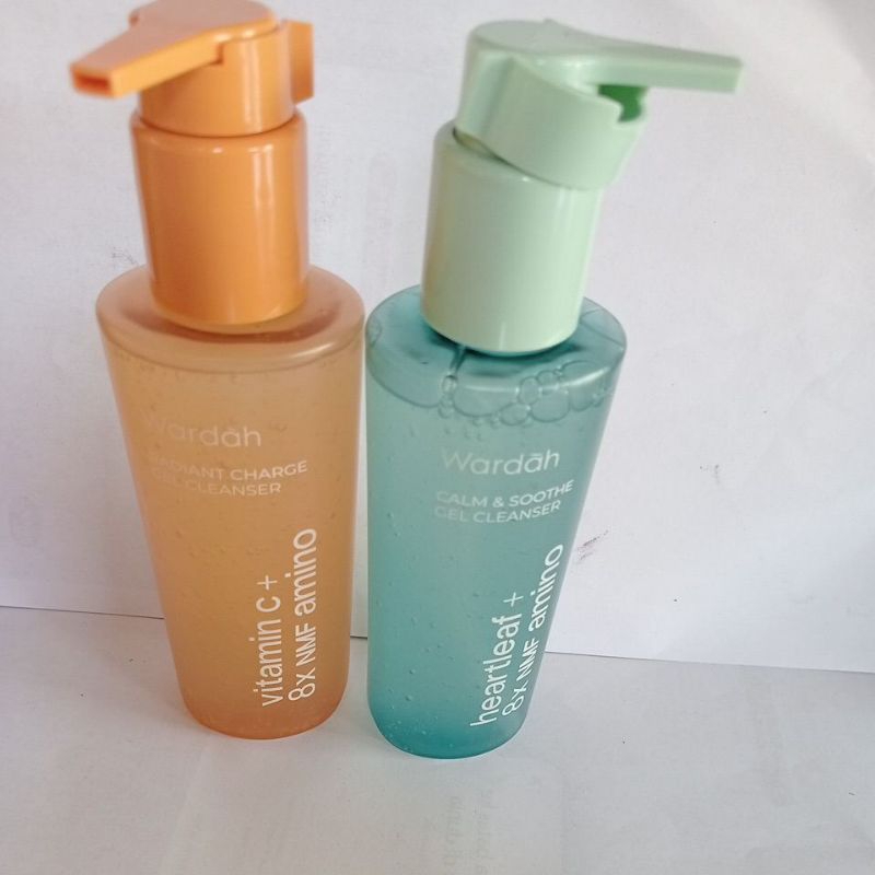 Jual WARDAH GEL CLEANCER CALM SOOTHE/WARDAH RADIANT CHARGE GEL CLEANCER ...