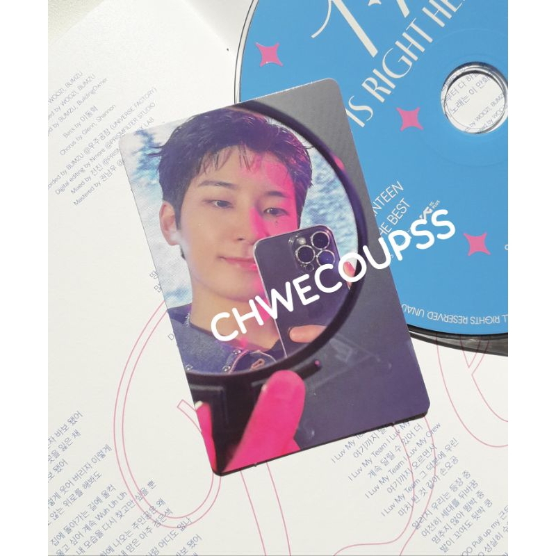 Jual PHOTOCARD OFFICIAL WONWOO SEVENTEEN MIRROR/WONWOO IP 17TH HEAVEN ...