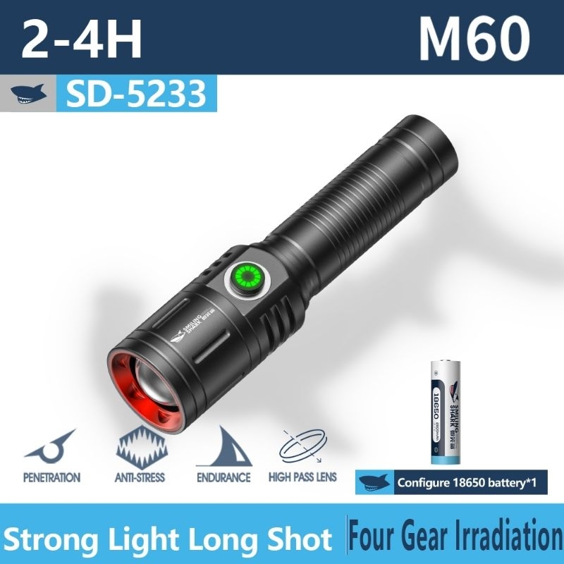 Jual SENTER SMILING SHARK SD-5233M60 MINI ZOOM SUPER TERANG TYPE C ...