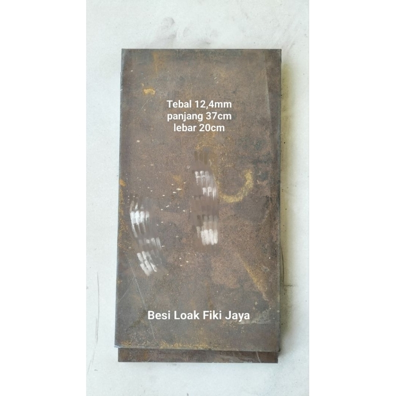 Jual Plat Besi Tebal 12.4mm Panjang 37cm Lebar 20cm Murah | Shopee ...