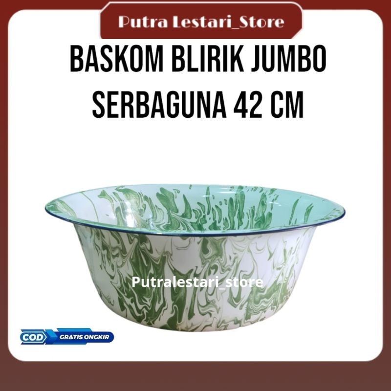 Jual BASKOM BLIRIK JUMBO / BASKOM LORENG SERBAGUNA 42 CM | Shopee Indonesia