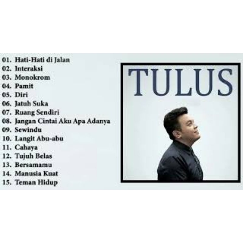Jual KASET CD MOBIL LAGU TULUS-KASET CD COMPACT DISC LAGU POP INDONESIA ...