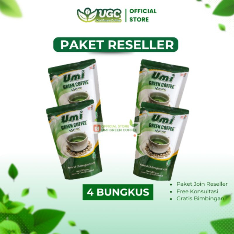 Jual PAKET HEMAT 4 PC UMI GREEN COFFEE | Shopee Indonesia
