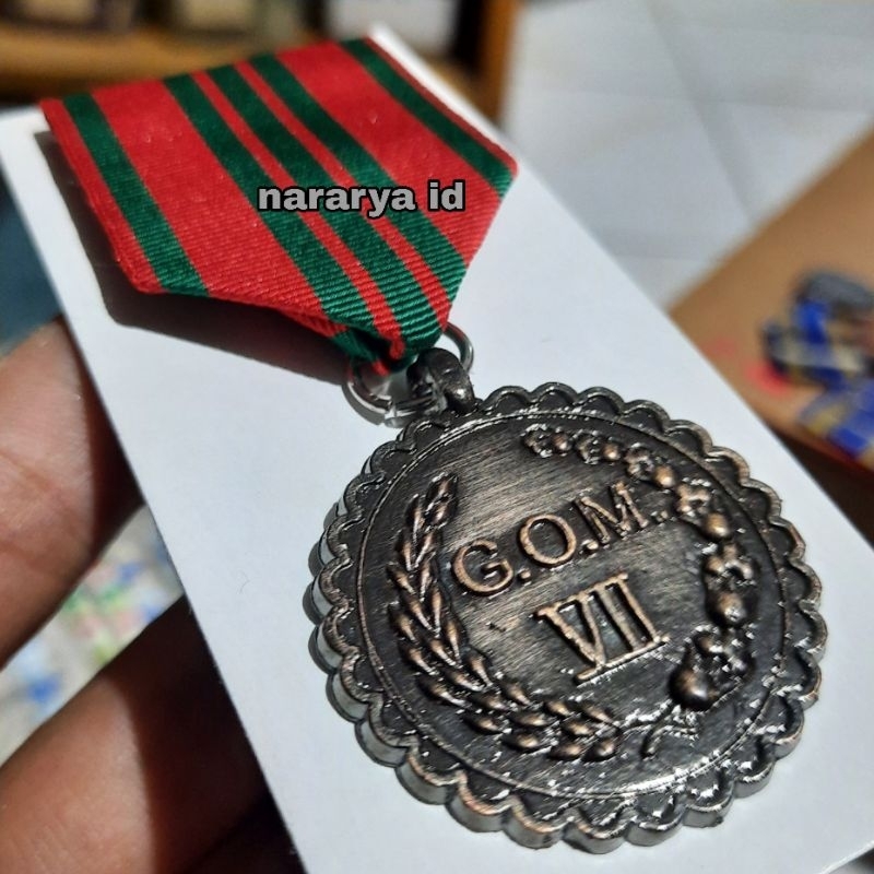 Jual Satya Lencana GOM VII - Satyalancana Gerakan Operasi Militer 7 ...